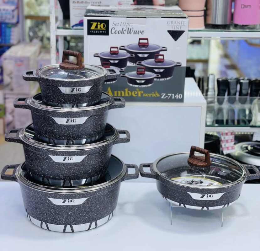 خرید سرویس قابلمه زیو ترکیه 10 پارچه مدل Z-7140